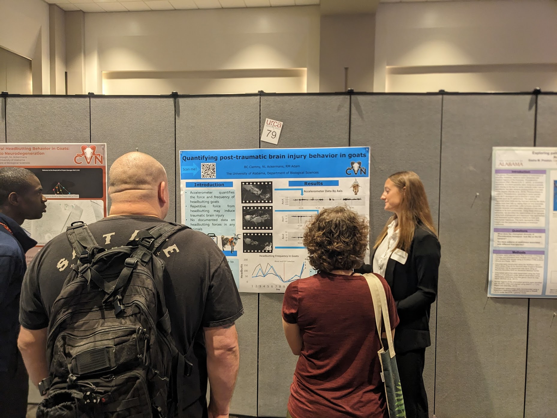 CVN posters at URCA 2024 – Nicole Ackermans, CVN lab